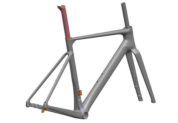 Carbon Integrated Road Disc Frameset (SC-R55D) products- Carbon ...